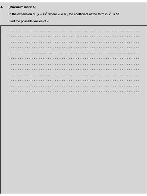 Test Binomial Theorem Pdf