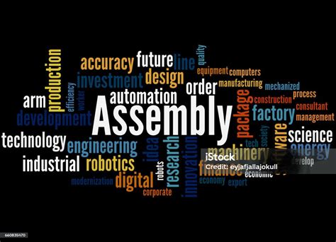 Assembly Word Cloud Concept 6 Stock Illustration Download Image Now