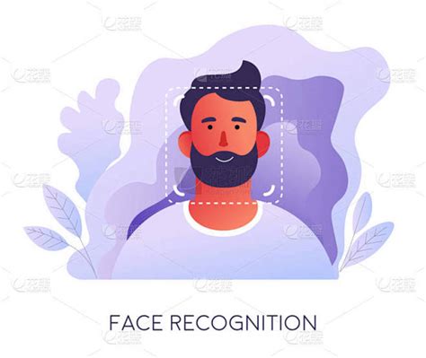用于智能手机识别和应用程序访问的人脸识别。使用设备用户和所有者的生物鉴别数据的现代技术。面部授权为密