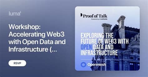 openmesh on linkedin workshop accelerating web3 with open data and