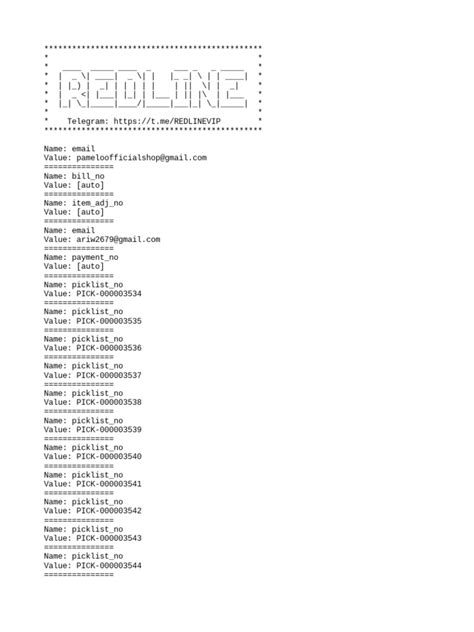 Picklist Numbers Pdf Information Technology Management Utility