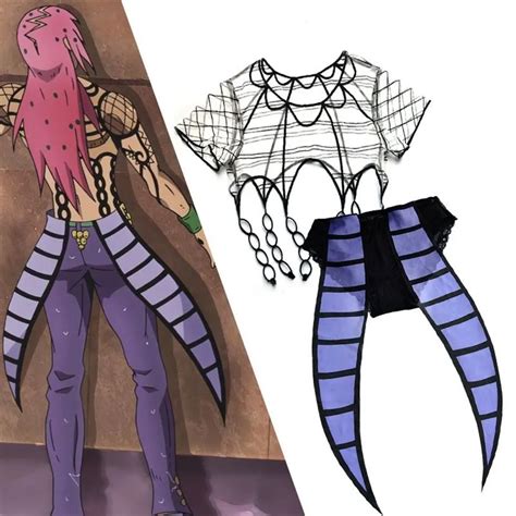 Jojos Bizarre Adventure Diavolo Underwear Cosplay Costume Unisex Full