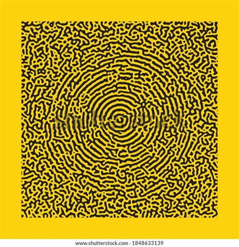 Reaction Diffusion Turing Pattern Vector Design Stock Vector Royalty