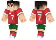 Cristiano Ronaldo Minecraft Skins