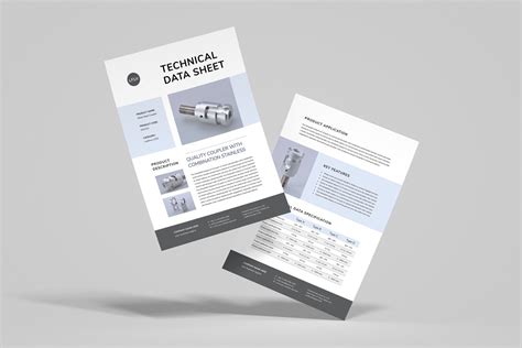 Technical Data Sheet Template MS Word Template Product Data Sheet