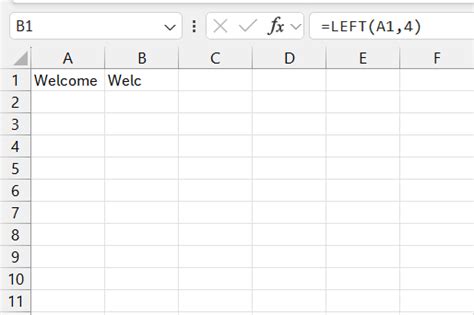 How To Utilize Left Function For Data In Excel Step By Step Guide Myexcelonline