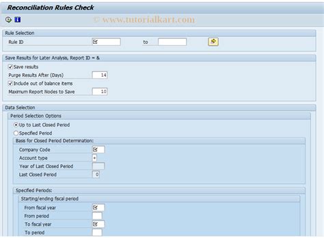 RFMFGRCN RP2 SAP Tcode Batch Reconciliation Check Transaction Code