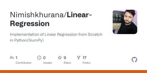 GitHub Nimishkhurana Linear Regression Implementation Of Linear Regression From Scratch In