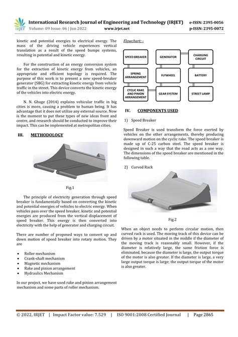 design of power generating speed breaker pdf