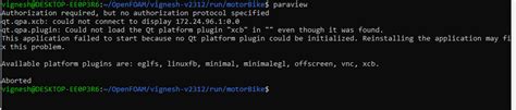 Errors With Touch Foamfoam And Paraview Commands Flowthermolab