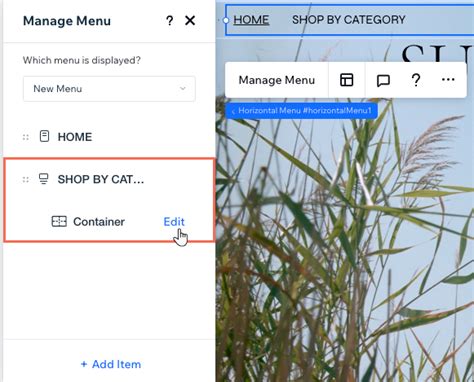 Studio Editor Adding And Customizing A Mega Menu Help Center Wix