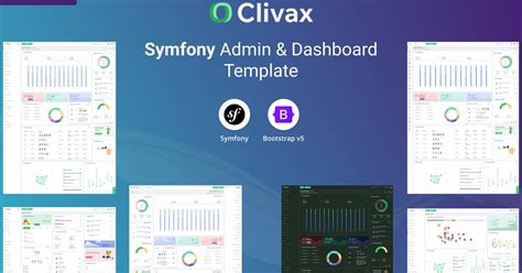 clivax symfony admin and dashboard template admin templates ft admin