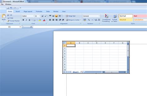 panduan sederhana microsoft office 2007 cara membuat excel spreadsheet