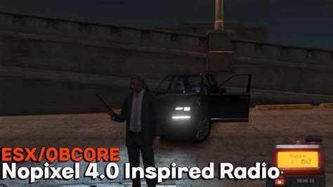 Nopixel Inspired Radio ESX QB FiveM Store