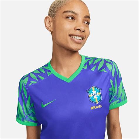 Nike 2023 24 Brazil Womens Stadium Away Soccer Jersey Prosoccer