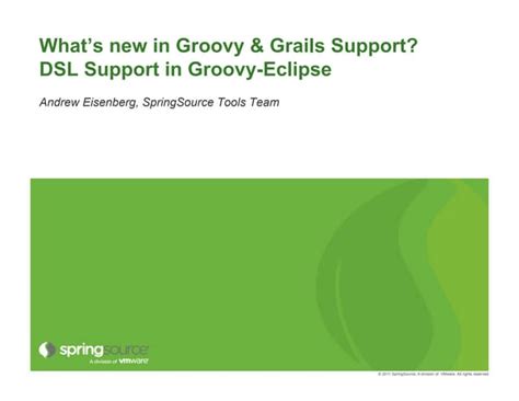 Better Dsl Support For Groovy Eclipse Pdf
