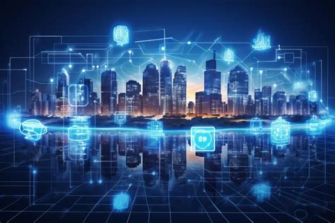 Premium Photo Sustainable Urban Energy Solar Plant Wind Generators And Smart Grid Power