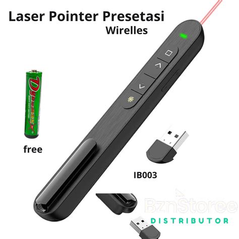 Jual Pointer Laser Pointer Presenter Wireless Usb Laser Remote Control 50m Usb Pen Laser