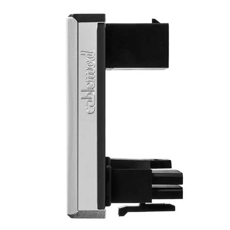 Buy Cablemod 12vhpwr 180 Degree Angled Adapter Variant B Silver [cm Adt 16pc B180ks R] Pc Case