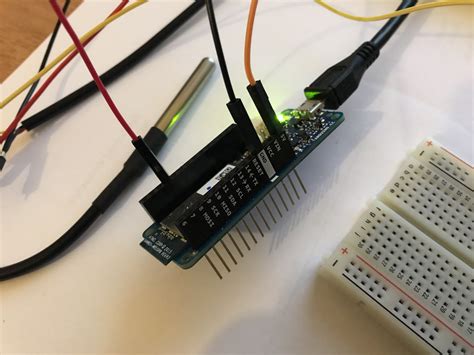 MKR1000 And DS18B20 Temperature Sensor Arduino Stack Exchange