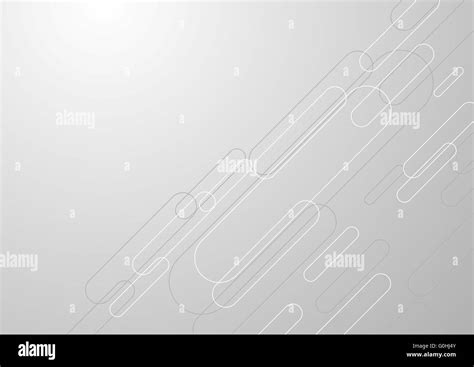 Tech Grey Geometric Background Stock Photo Alamy