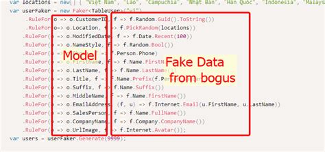 [c ] hướng dẫn tạo dữ liệu test hàng loạt với thư viện bogus for