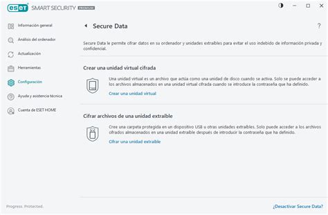 Secure Data Eset Security Ultimate 17 Ayuda En Línea De Eset