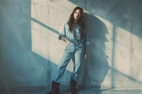 Taiwanese Model Sarah Sai In Dress Premium Ai Generated Image