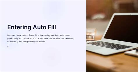 entering auto fill