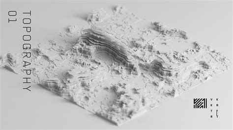 Topography 01 On Behance Topography Topography Map Architecture Mapping