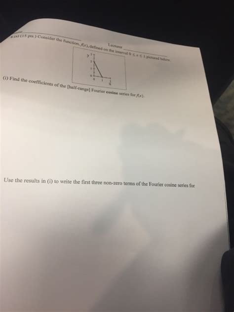 solved consider the function f x defined on the interval