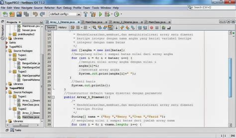 Belajar Pemograman Array Dimensi Dan Array Dimensi Dalam Bahasa Java