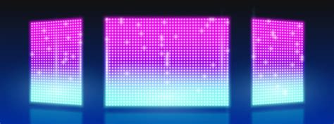Led 스크린 무대 배경 무료 벡터
