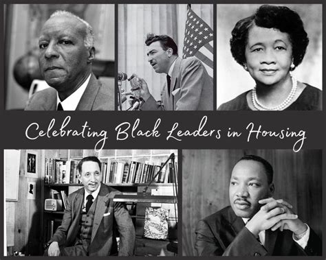 Blackhistorymonth Housing Leadership Advantix Development Corporation