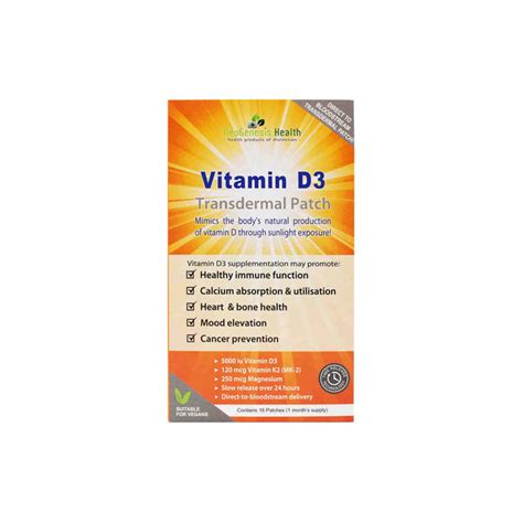 Neogenesis Vitamin D3 Transdermal Patch 1 Month