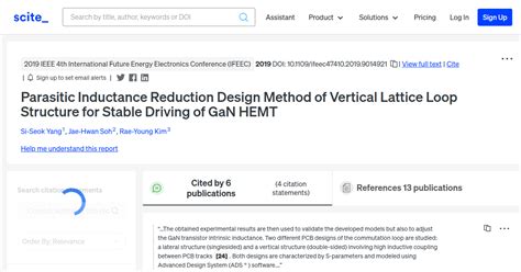 Parasitic Inductance Reduction Design Method Of Vertical Lattice Loop