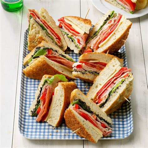 Focaccia Sandwiches Recipe Cold Picnic Foods Cold Sandwiches