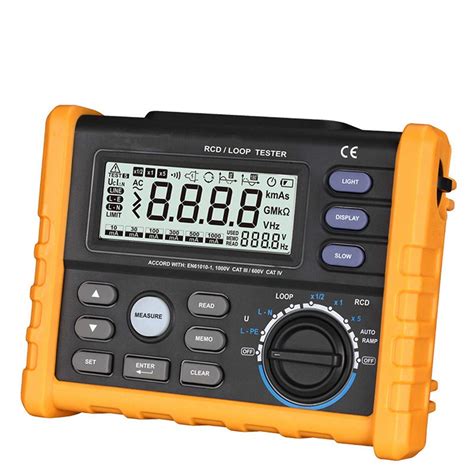 Buy Rcd Tester Ms5910 Leakage Switch Tester Digital Rcd Loop Resistance Meter Multimeter For