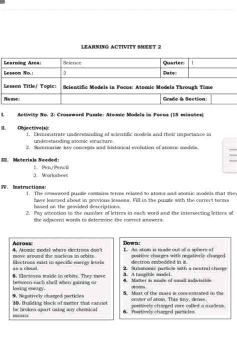 LEARNING ACTIVTTY SHEET 2 Learning Area StudyX