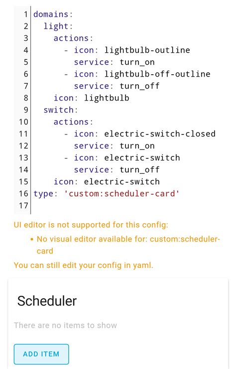 scheduler card custom component page 7 dashboards and frontend home