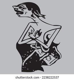 Shadow Puppet Javanese Tradisional Performance Stock Vector Royalty Free 2238222537 Shutterstock