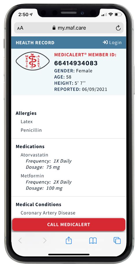 QR Code Medical ID For Apple Or Garmin Watch MedicAlert Foundation
