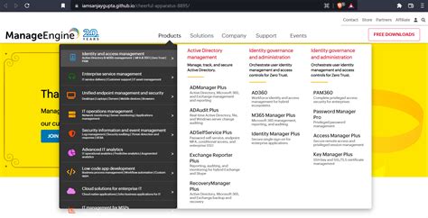 GitHub IamSanjayGupta Cheerful Apparatus 8895 ManageEngine Offers IT