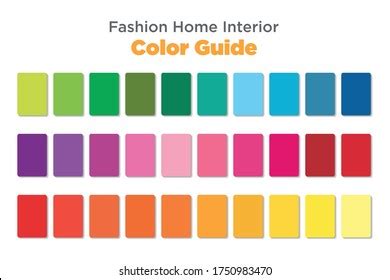 Set Color Palette Guide Fashion Interior Stock Vector Royalty Free Shutterstock