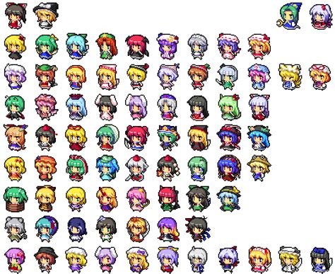 Touhou Sprites