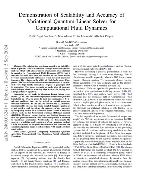 Pdf Demonstration Of Scalability And Accuracy Of Variational Quantum