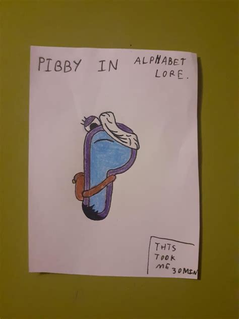 Pibby In Alphabet Lore Sorry Never Made Characters Into Letters R