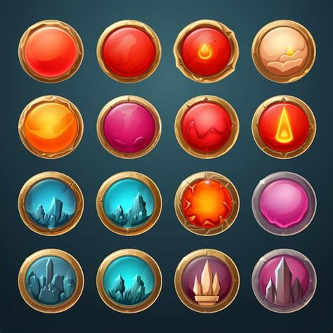 Premium Vector Design For Complete Game Ui And Ux Buttons