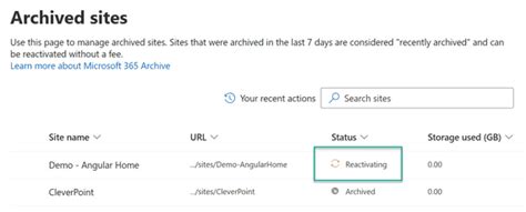 Archive SharePoint Online Sites Using M Archive Feature Denis Molodtsov Blog