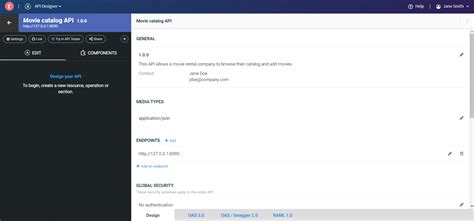 Creating The Api Talend Cloud Api Services Platform Getting Started